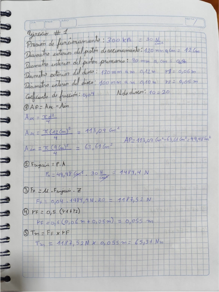 Calculo de Par Maximo Jahir BurgoS | PDF