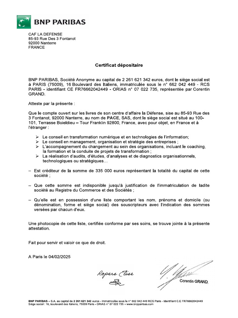 PACE - Actes Du 10-02-2025 | PDF