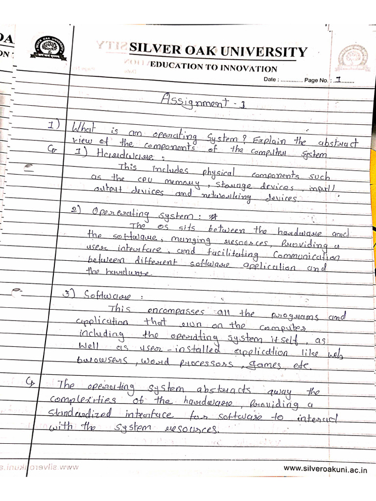 Os Assignment | PDF