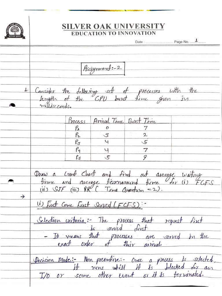 OS Assignment 2 | PDF
