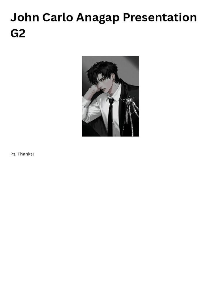 John Carlo Anagap Presentation G2 - 20250331 - 010724 - 0000 | PDF