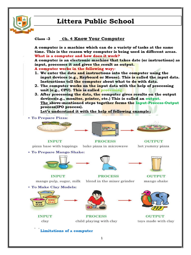 Understanding Computer Basics and Components | PDF | Computer Data Storage | Input/Output