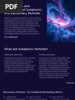 Subatomic Particles List | PDF | Elementary Particle | Quark