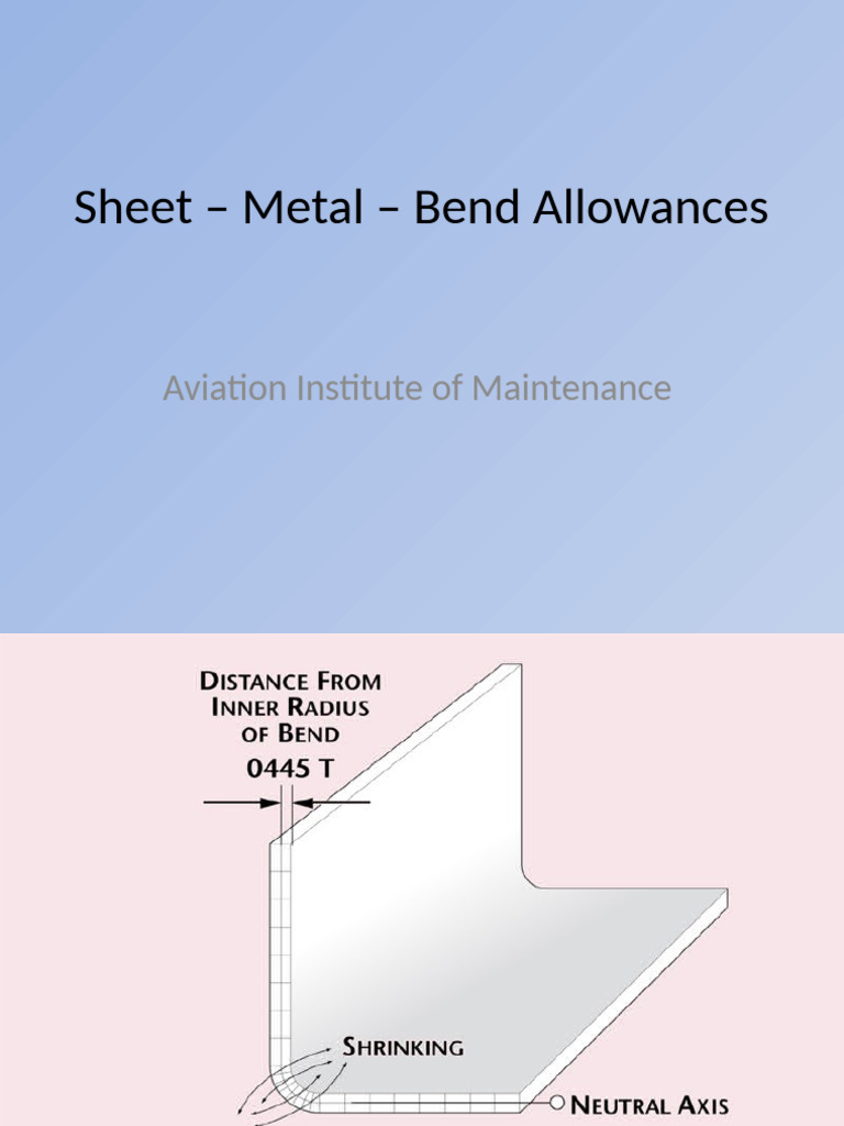 Bend Allowance | PDF