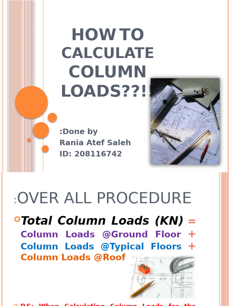 How_to_calculate_Column_loads | PDF
