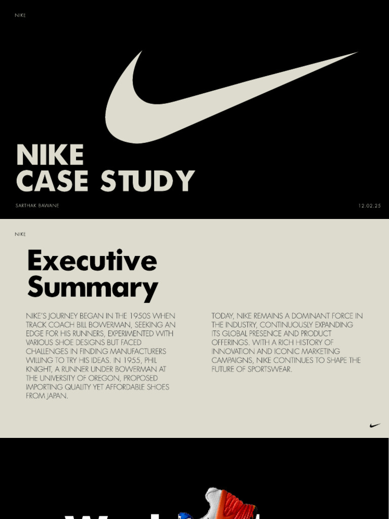 Nike Case Study | PDF | Nike | Shoe