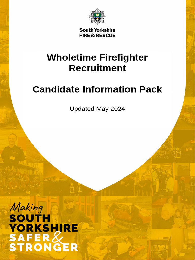 HR DM-175597-v11-Wholetime Firefighter Recruitment - Candidate Information Pack | PDF | Firefighter