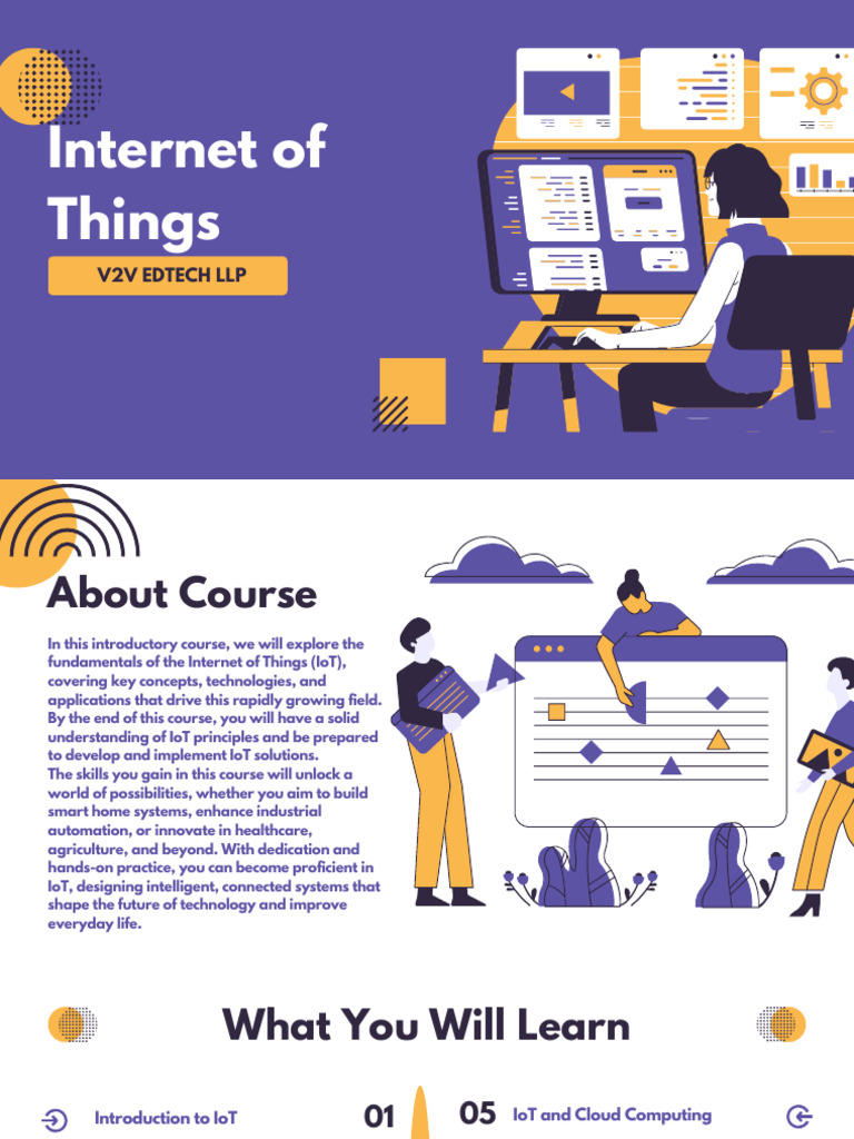 IoT Syllabus V2V Internship | PDF | Internet Of Things | Home Automation