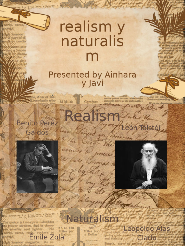 Realismo y Naturalismo | PDF