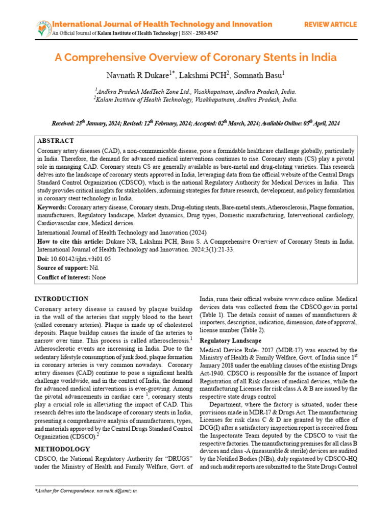 5 Cornary Stents Final V1 | PDF | Stent | Atheroma