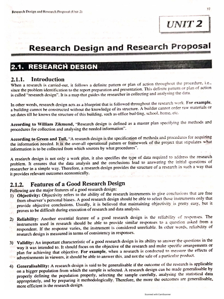 Unit 2 Marketing Research | PDF
