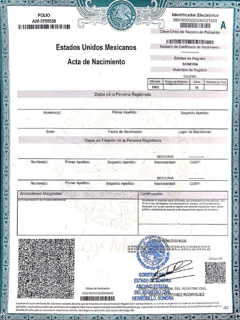 Acta Alejandro-1 | PDF