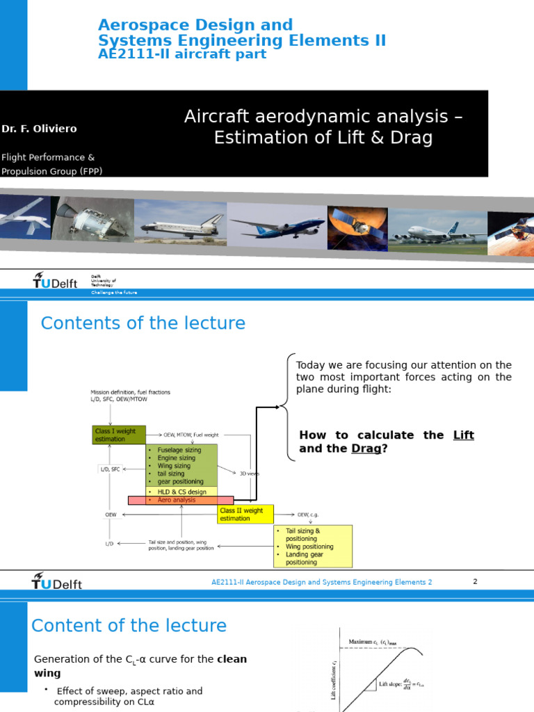 Lift and Drag Analysis in Aerospace Design | PDF | Drag (Physics ...