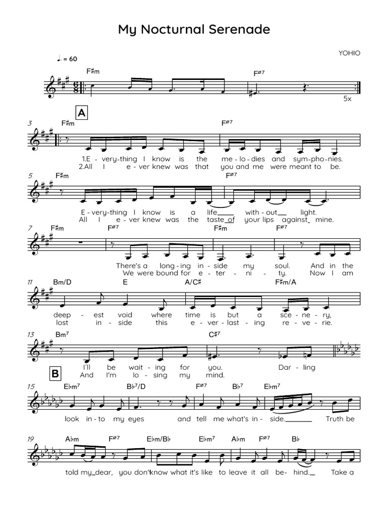 My Nocturnal Serenade | PDF