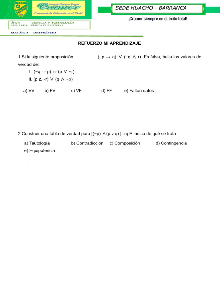 Tarea 2 Aritm Tica.doc | PDF