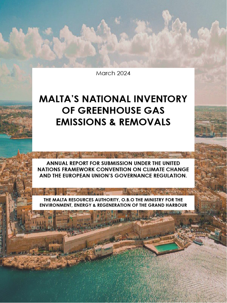 Malta GHG Emissions Inventory 2024 | PDF | Greenhouse Gas | Climate Change