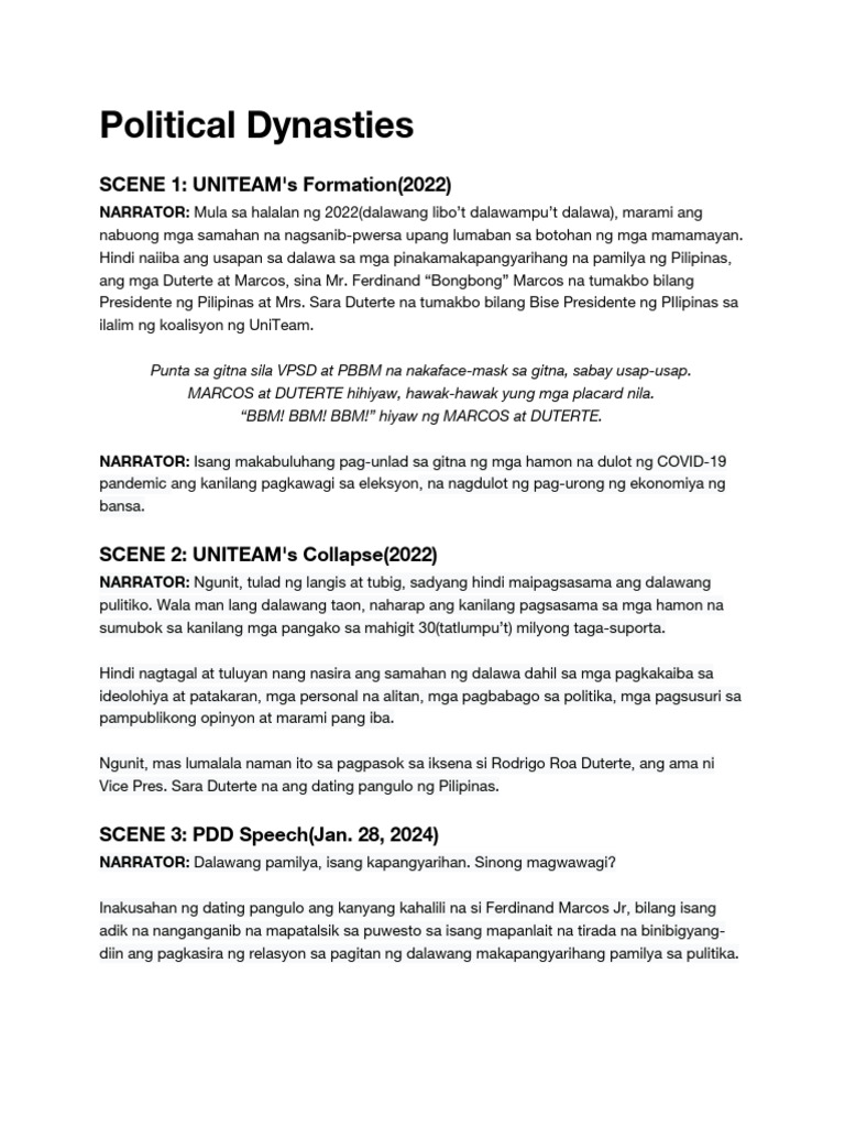 Political Dynasties | PDF
