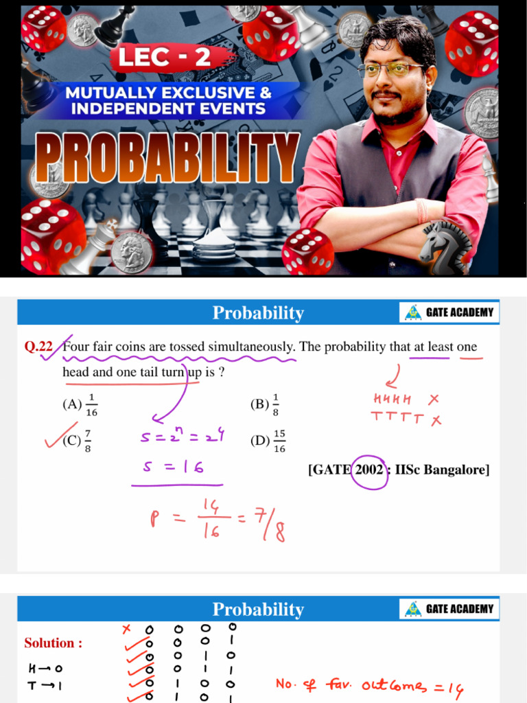 Probability _ Mutually exclusive and Independent events | PDF