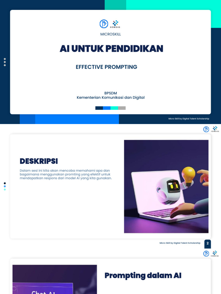 Bahan Tayang Effective Prompting | PDF