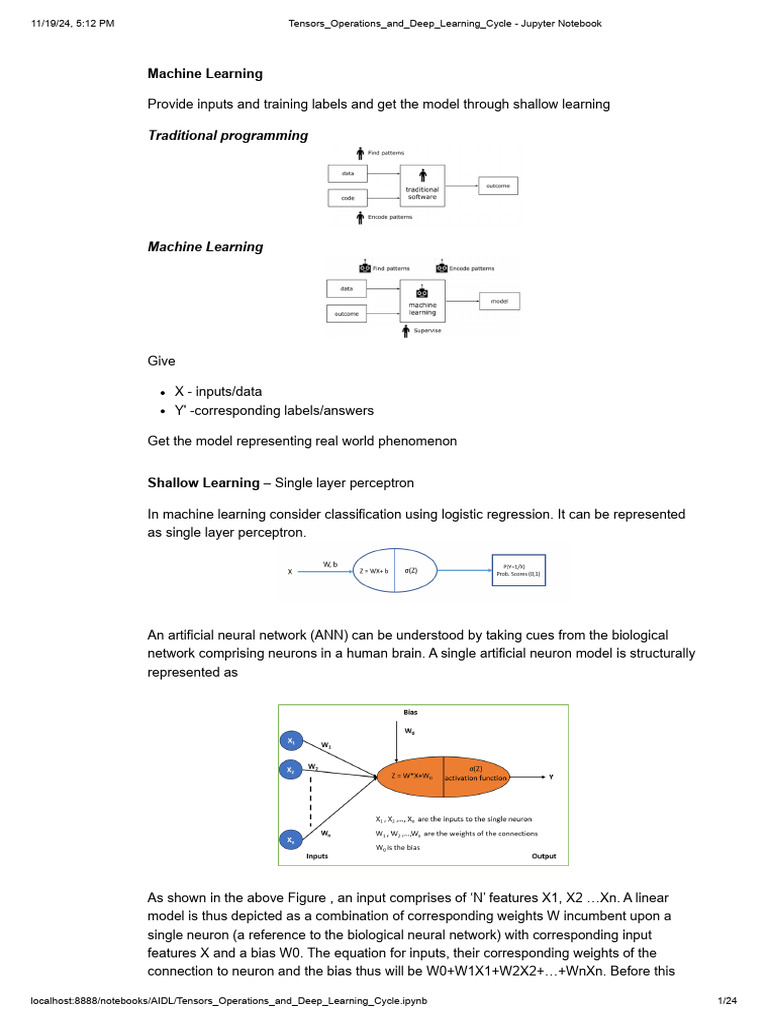 Tensors_Operations_and_Deep_Learning_Cycle - Jupyter Notebook | PDF ...
