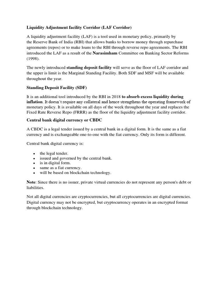 Chapter 10 Central Bank Digital Currency Liquidity Adjustment Facility ...