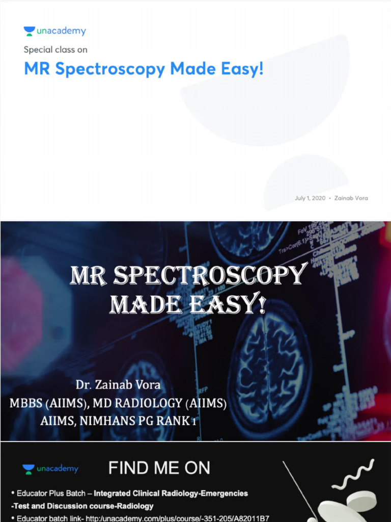 MR Spectroscopy Made Easy With Anno | PDF
