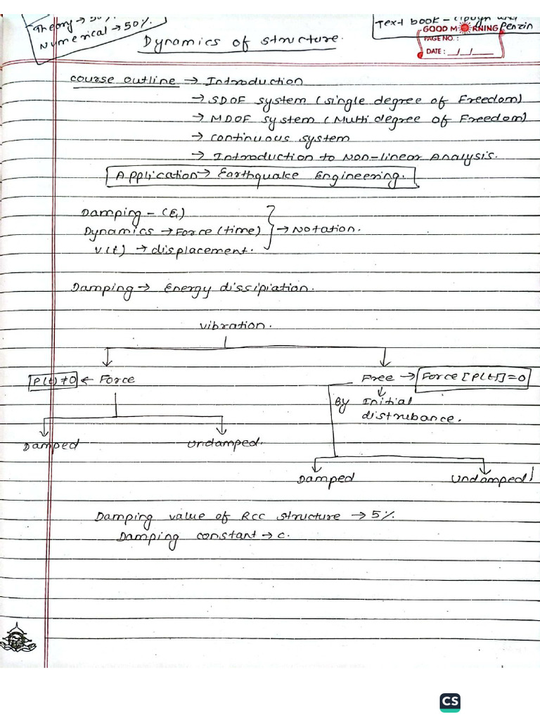 Dynamics of Structure | PDF