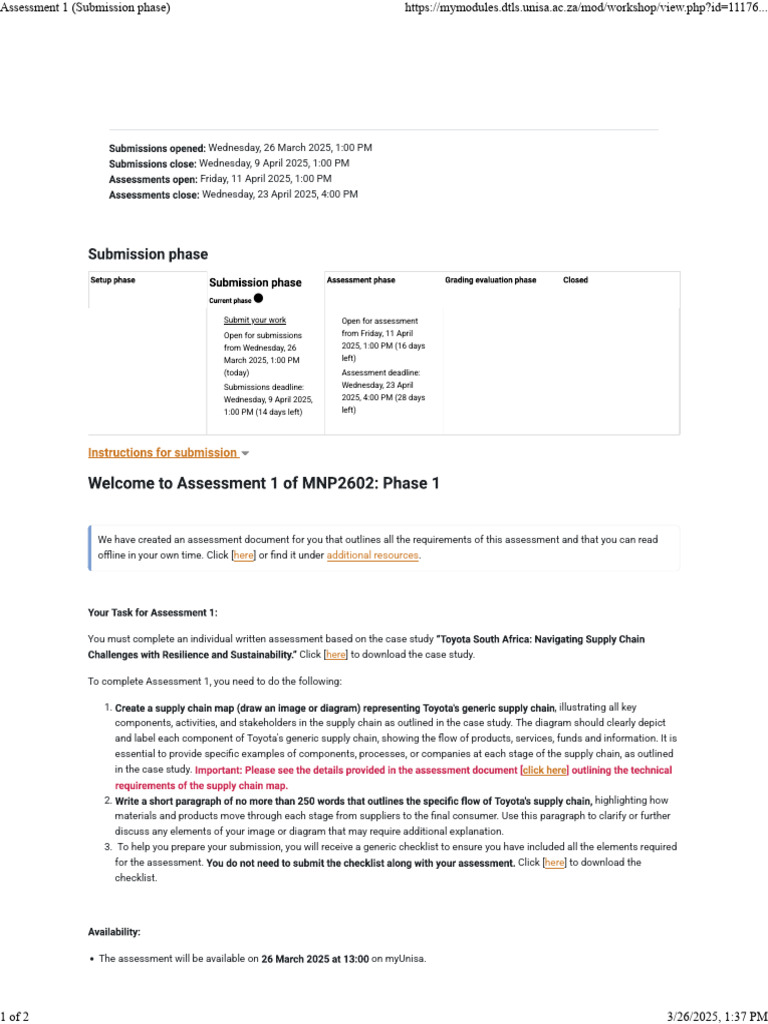 Assessment 1 (Submission Phase) | PDF | Business