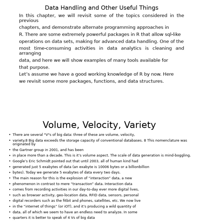 Understanding Big Data Volume | PDF