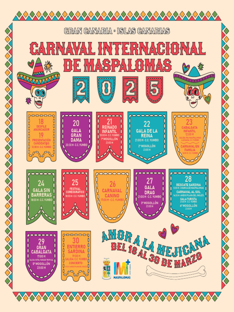 Programa Carnaval Maspalomas 2025 | PDF | Carnaval