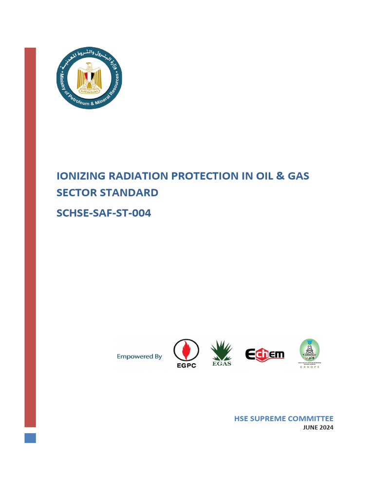 (SCHSE-SAF-ST-004) Ionizing Radiation Protection in Oil & Gas Sector Standard | PDF | Radiation ...