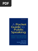 Public Speaking Course Outline | PDF