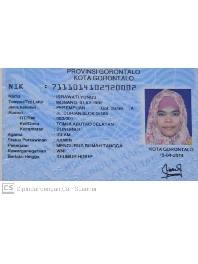 KTP Israwati Yunus | PDF