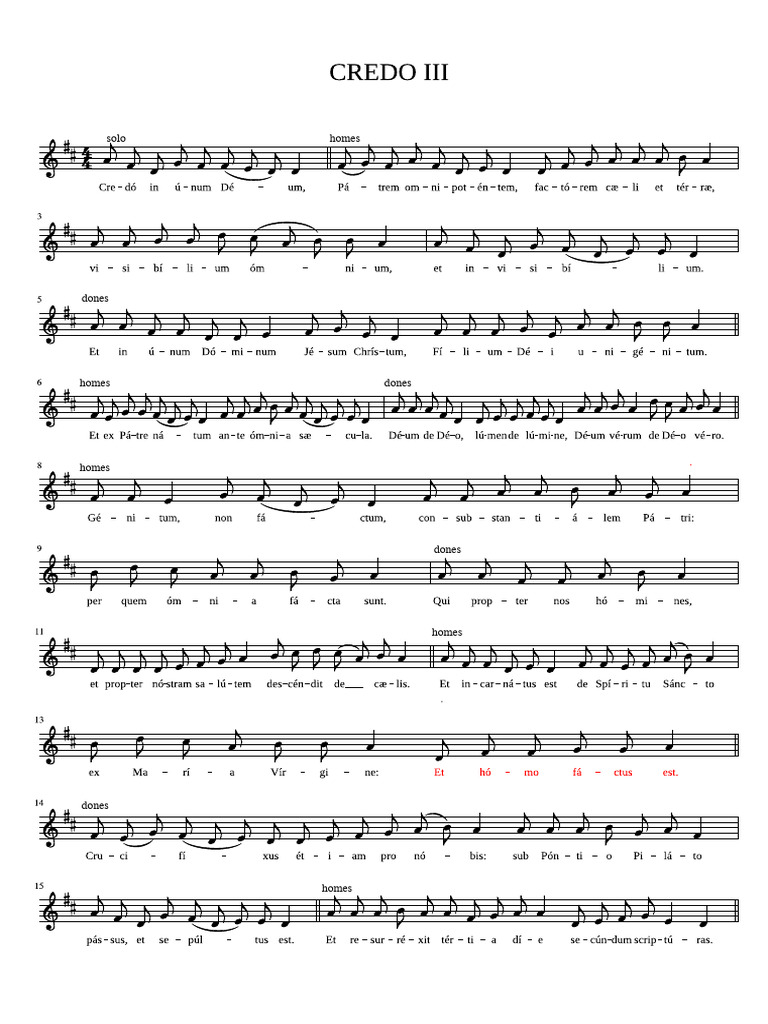 Credo III | PDF