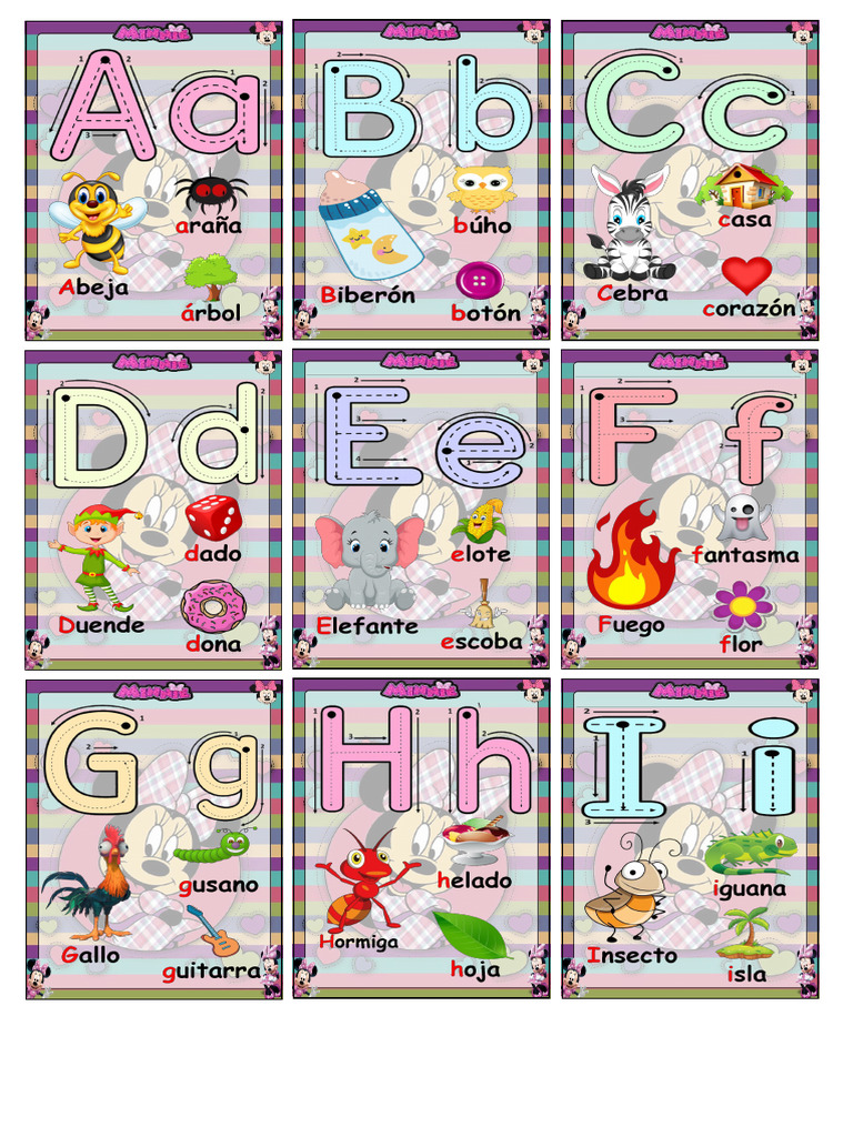 ABC Minnie Mouse | PDF