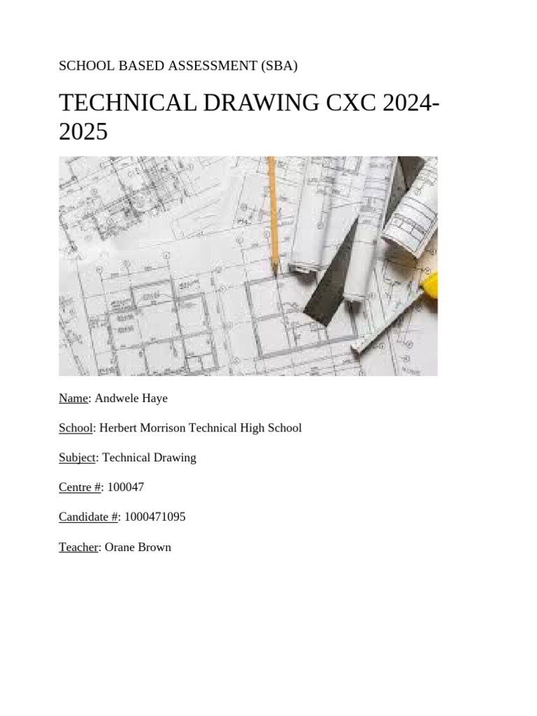 TD Sba Cover Page - Andwele Haye | PDF