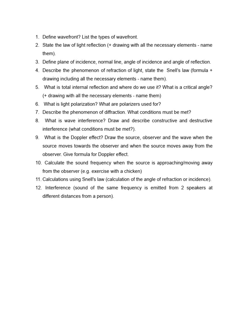 Wave Behavior | PDF