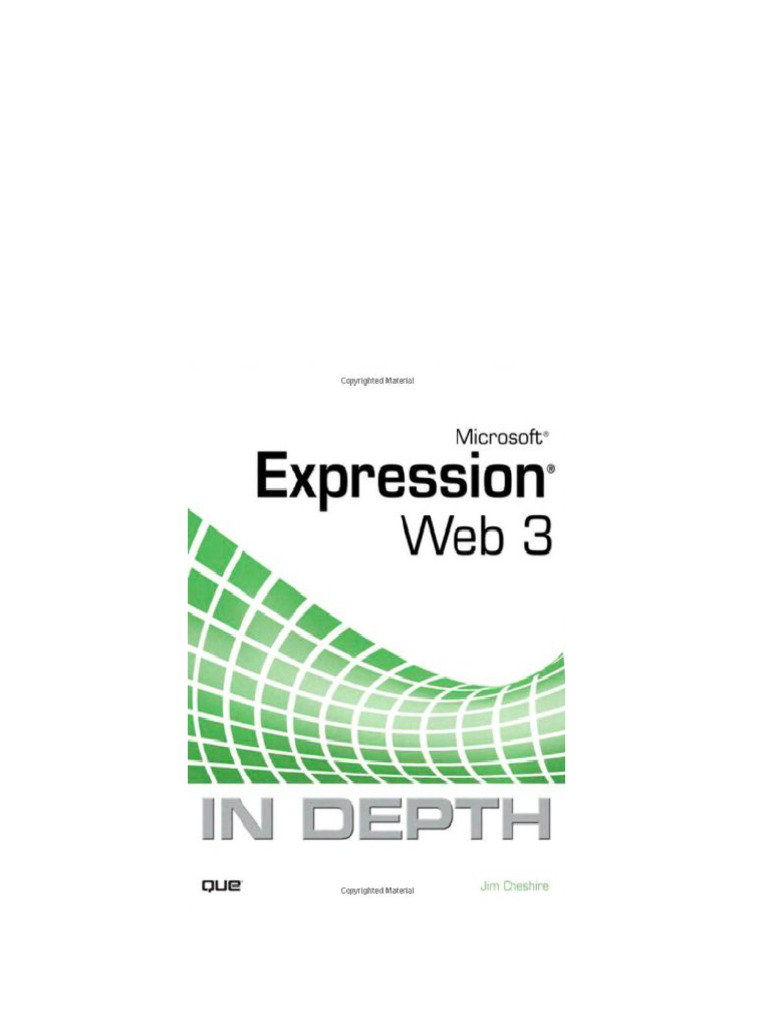 Microsoft Expression Web 3 in Depth 1st Edition Jim Cheshire PDF Download | PDF | World Wide Web ...