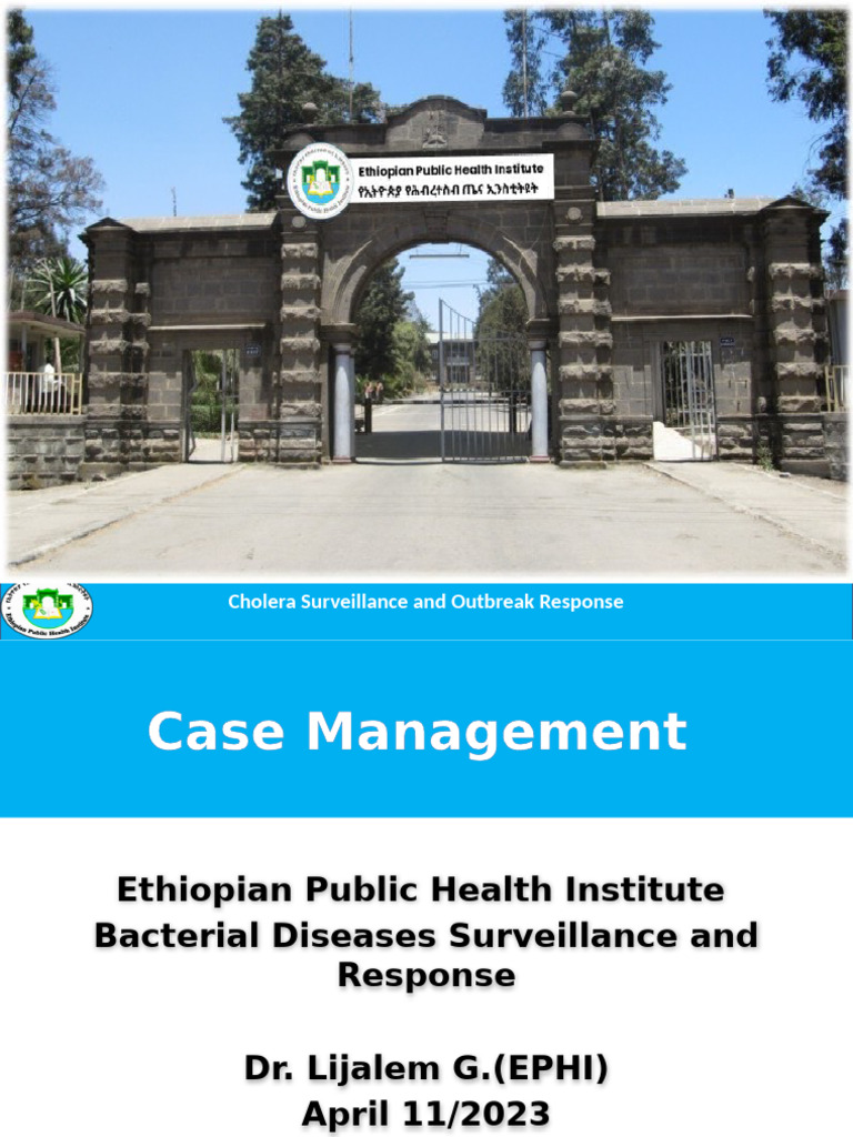 Cholera Outbreak Response Guide | PDF | Cholera | Diarrhea