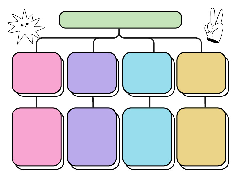 Gráfica Mapa Conceptual Simple Colorido | PDF