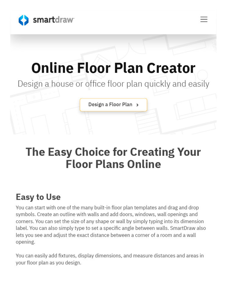 Floor Plan Creator and Designer _ Free & Easy Floor Plan App | PDF