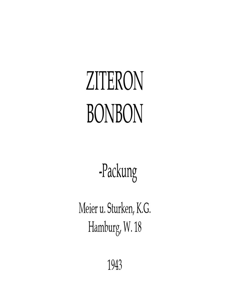 Zitroen Bonbon | PDF
