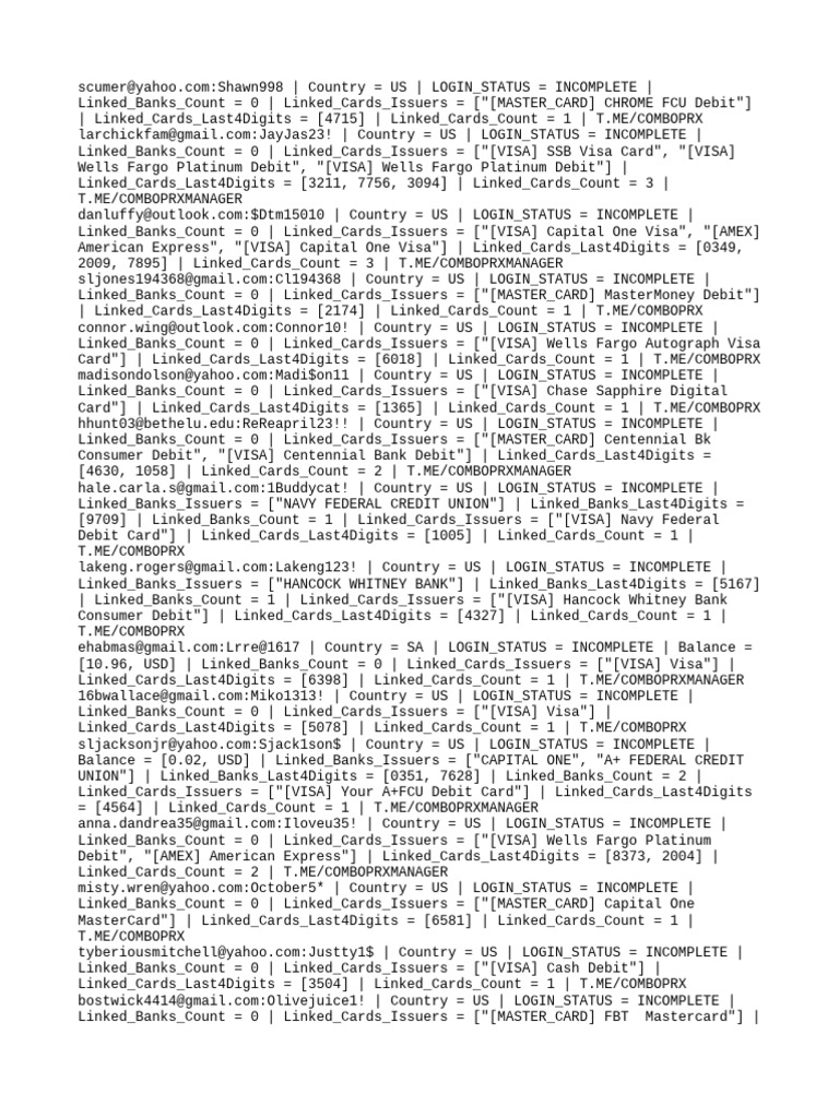 PP Logs | PDF | Master Card | Visa Inc.