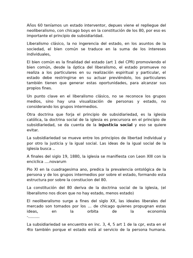 Años 60 Teníamos Un Estado Interventor | PDF | Liberalismo | Estado ...