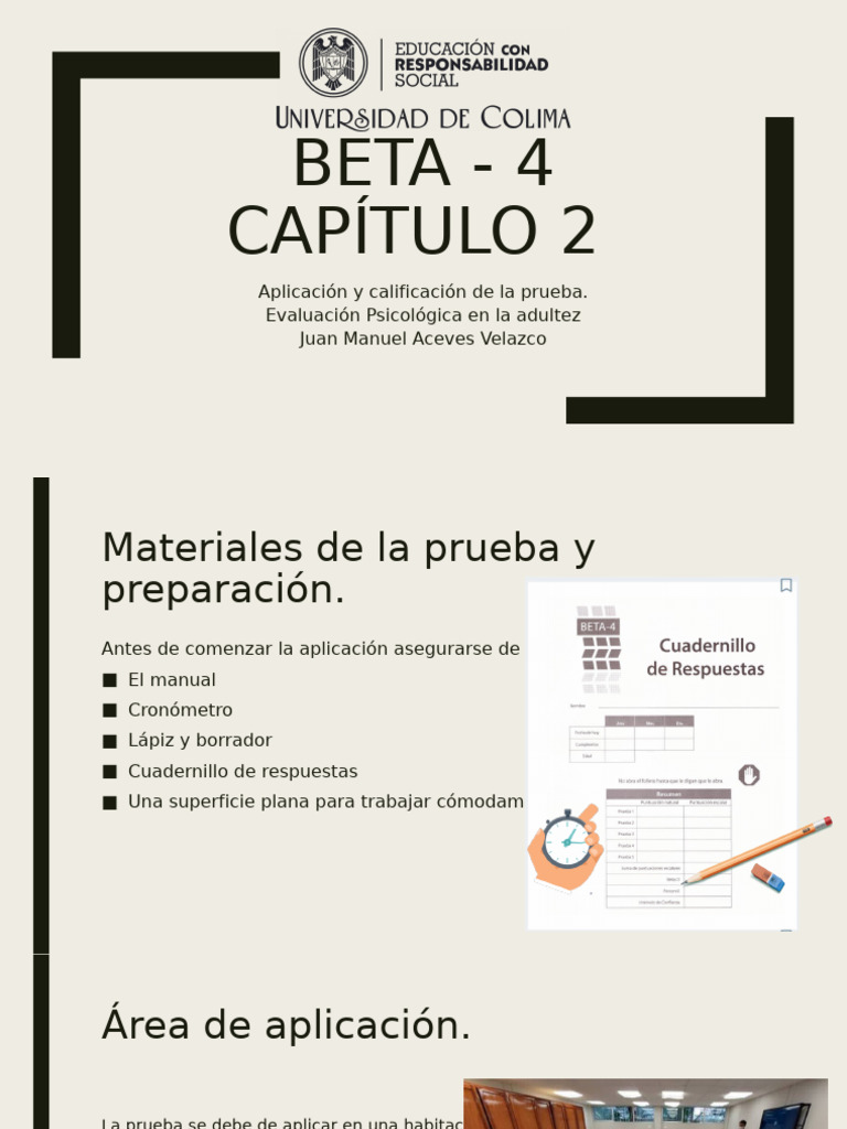 Calificación Beta 4 | PDF