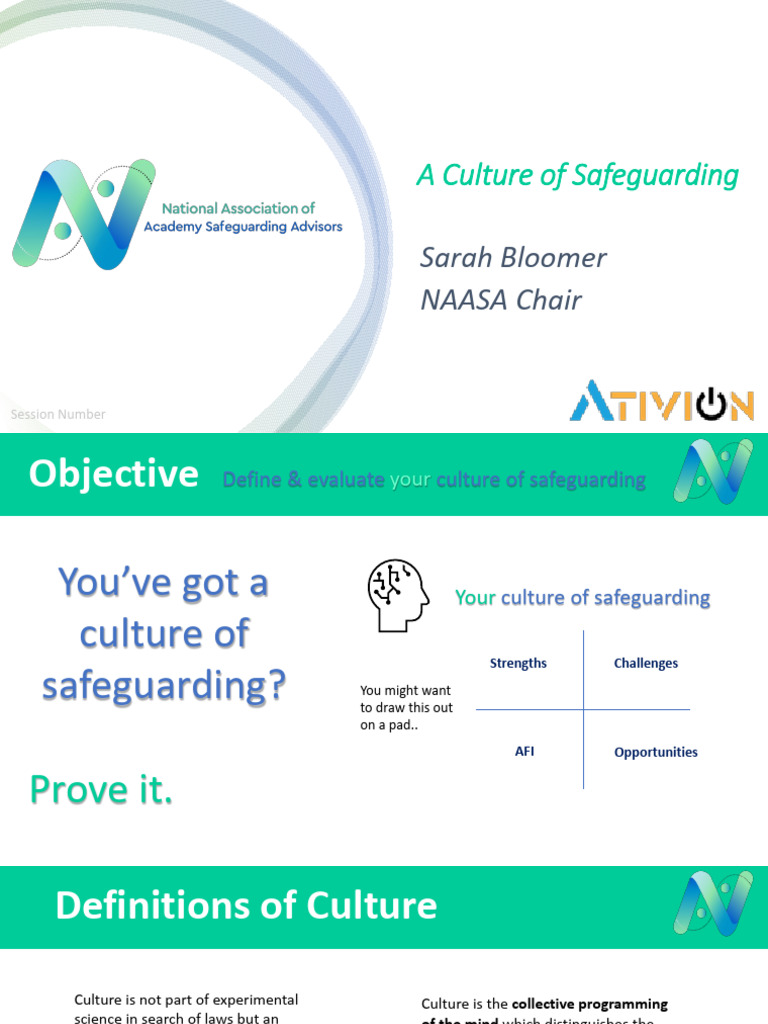 Defining Your Safeguarding Culture | PDF | Leadership | Attitude ...