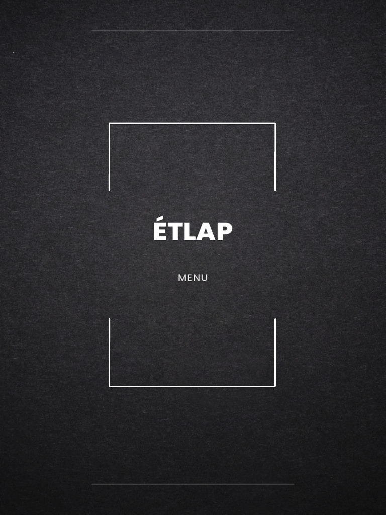 Étlap 2025 | PDF