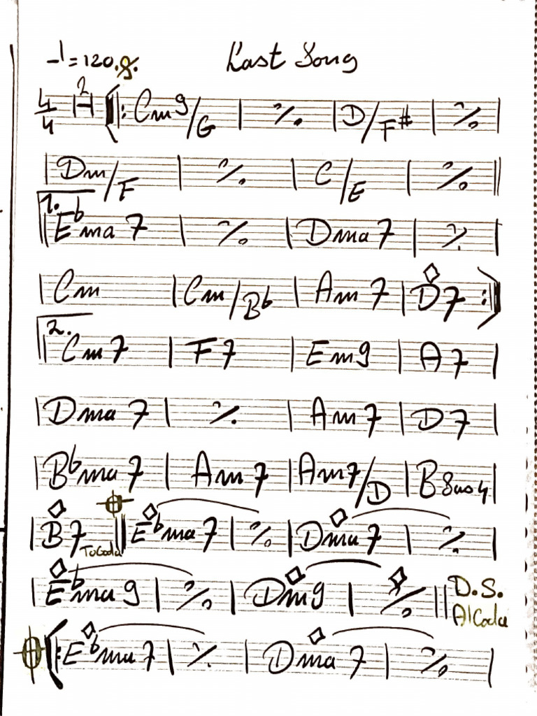 Last Song Chords | PDF