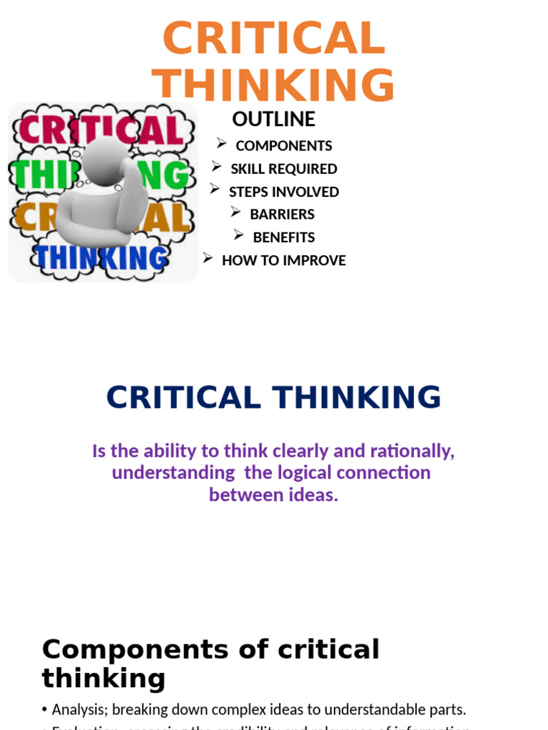 Critical Thinking | PDF