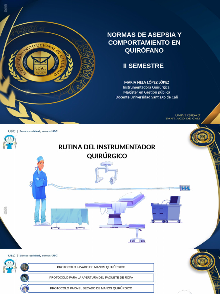 t22 Rutina Del Instrumentador Quirúrgico | PDF | Cirugía | Cirujano